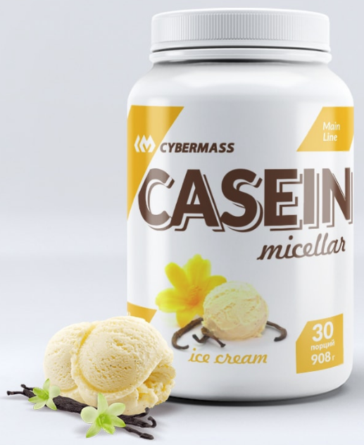 Оптом CyberMass Casein protein 908 г Мороженое, купить по оптовым ценам ...